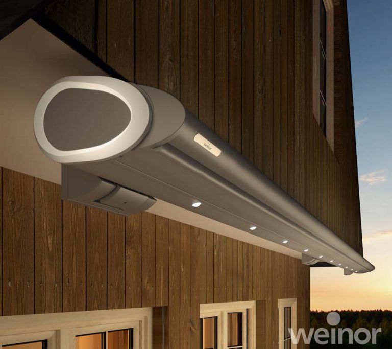 Weinor Semina Life knikarm zonnescherm - Luxe Knikarmscherm