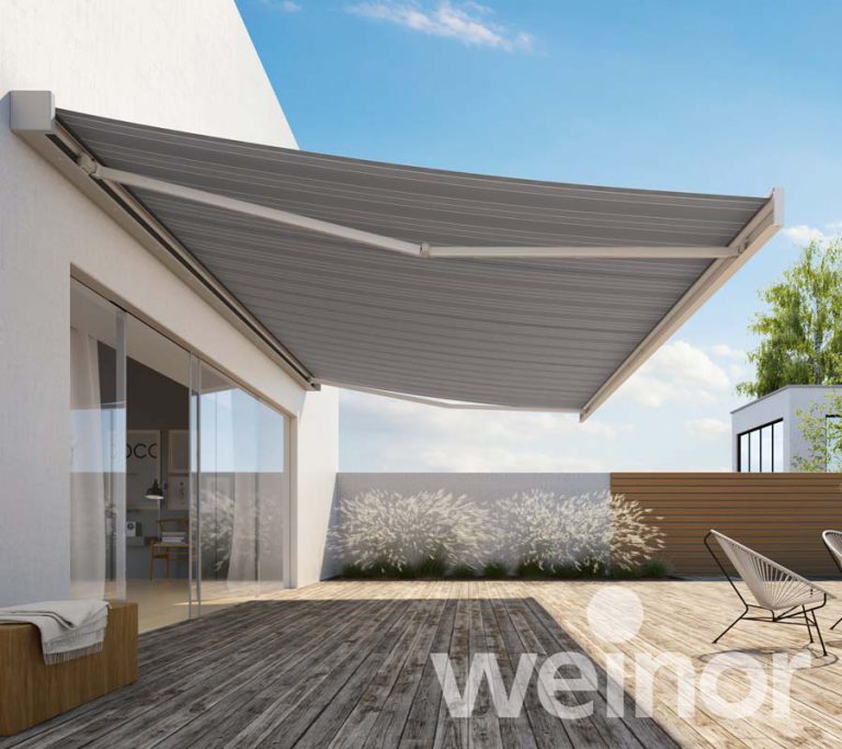 Weinor Kubata knikarm zonnescherm - Luxe Knikarmscherm