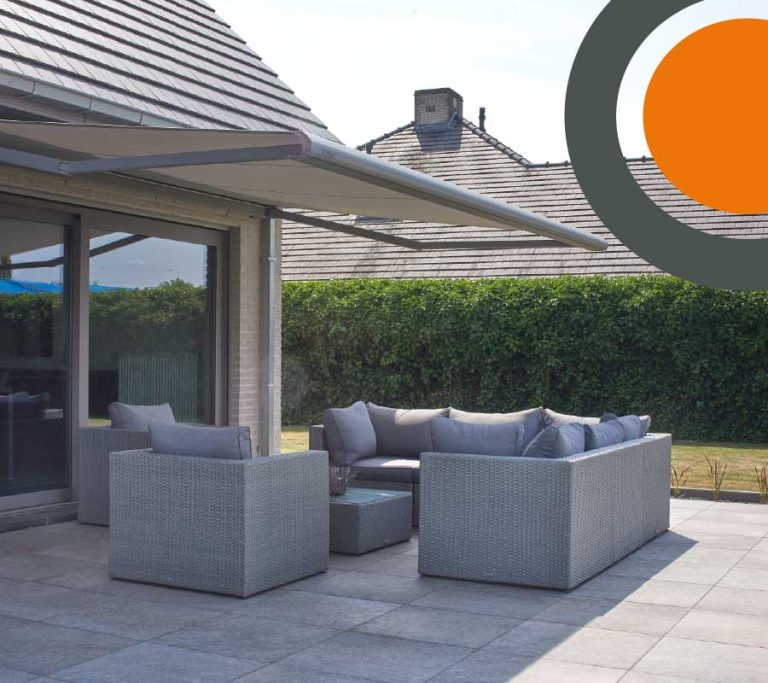 Brustor B50XL knikarm zonnescherm - Luxe Knikarmscherm
